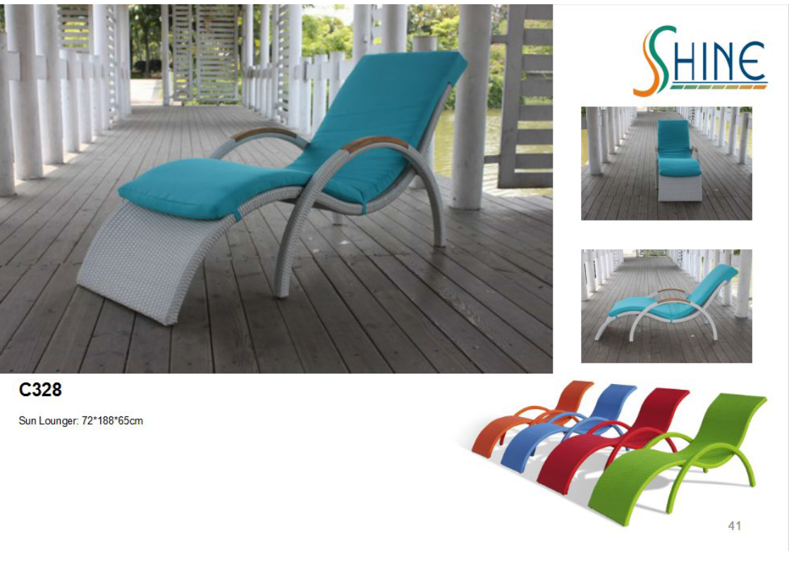 Outdoor Sun Lounge for hotel resorts and restaurant projects